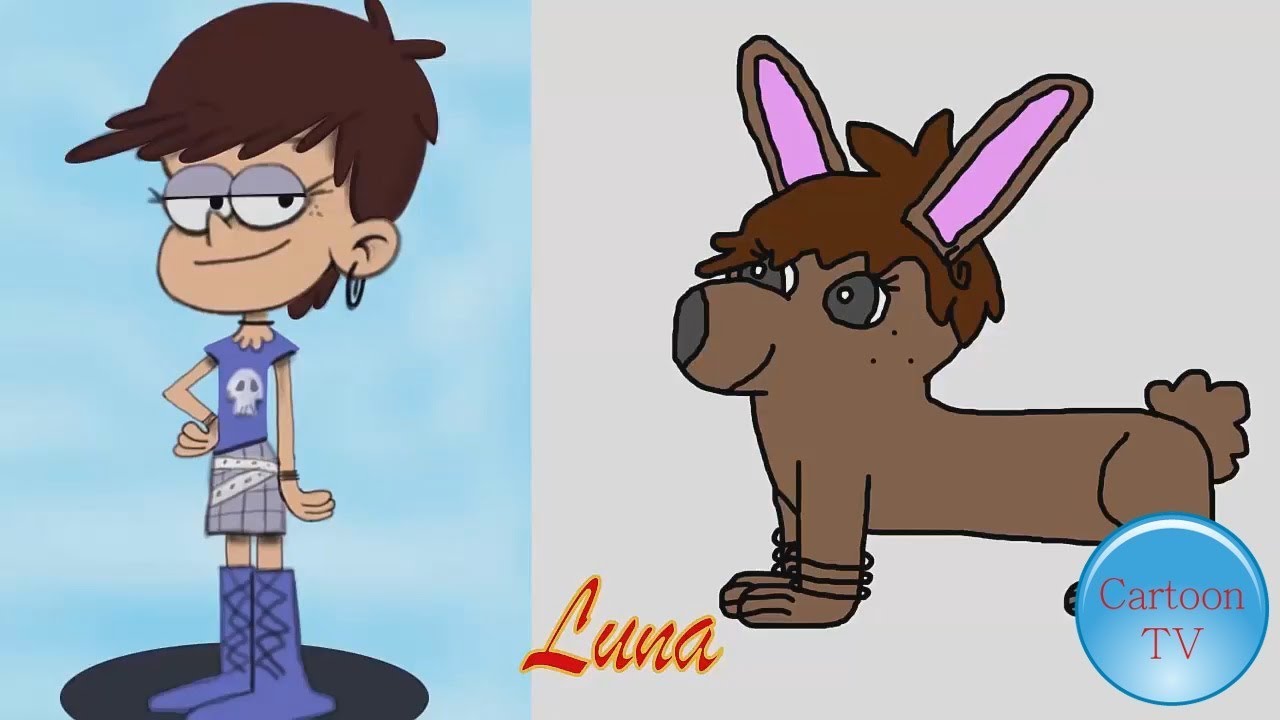 The Loud House As RABBITS All Characters - YouTube