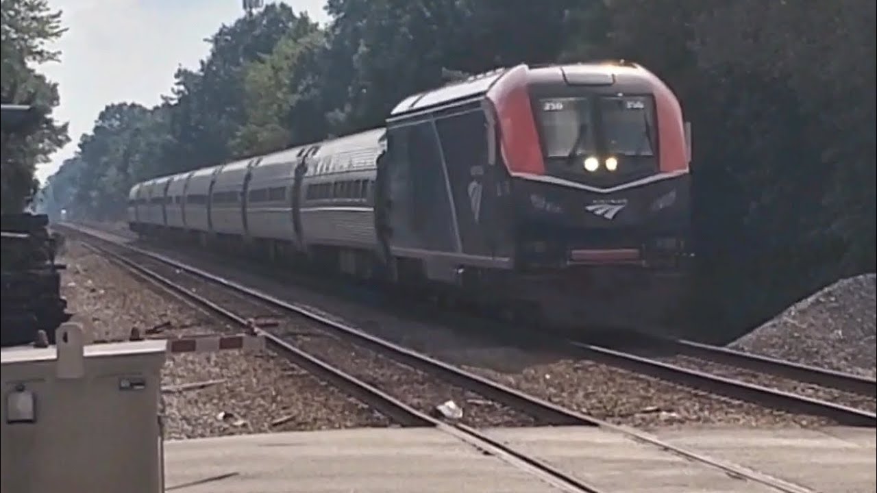 Amtrak ALC-42 356 in Phase VII leads the Northeast Regional across ...