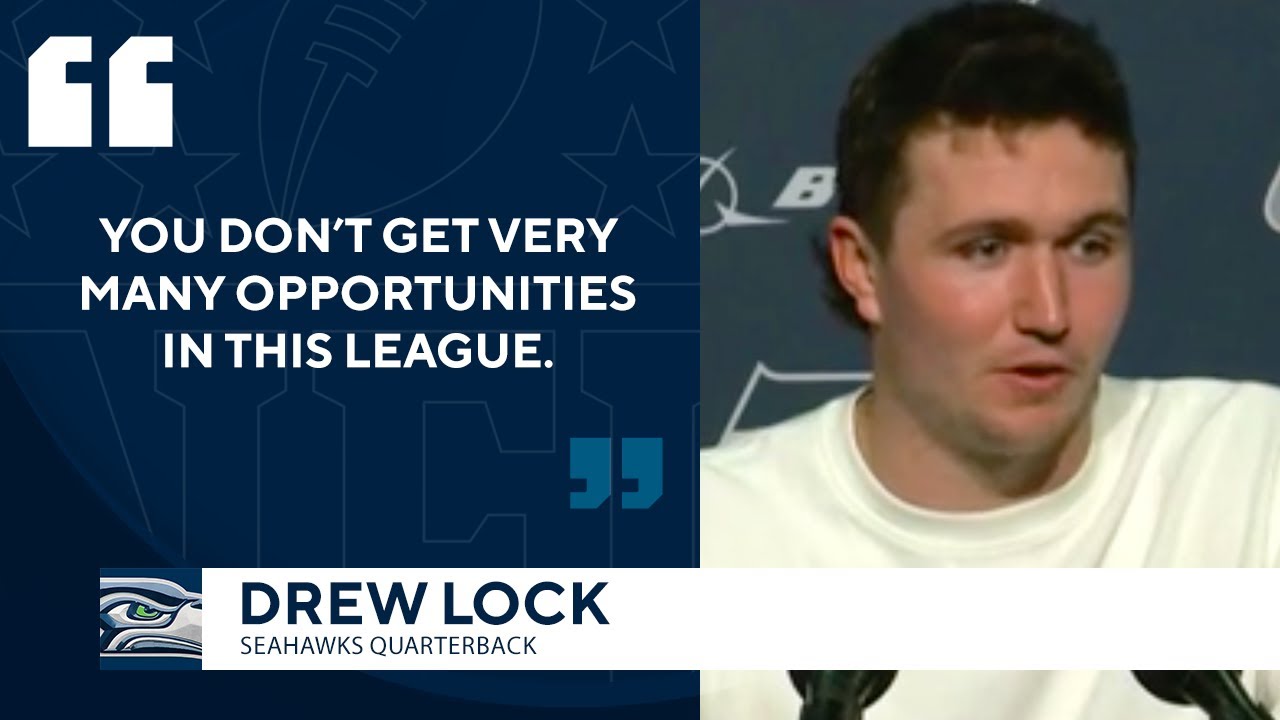 Drew Lock was EMOTIONAL for HIMSELF and "the GUYS in the LOCKER ROOM ...