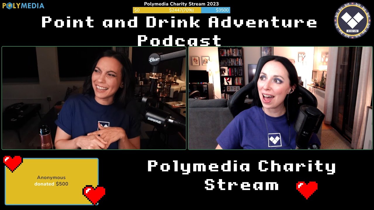 Point and Drink Adventure Podcast - Polymedia Charity Stream! Episode 17 - YouTube