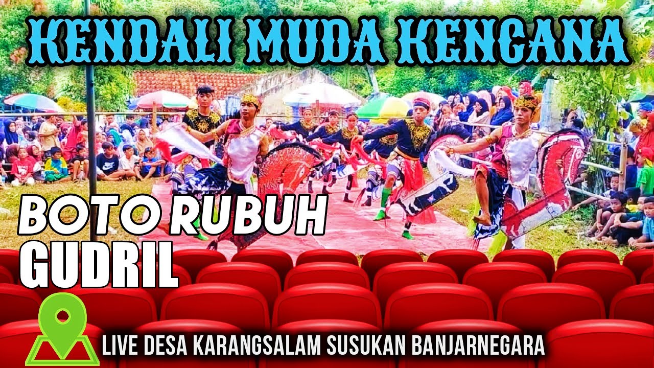 TARI KREASI 🌟 BOTO RUBUH-GUDRIL 🌟 ebeg Kendali Muda Kencana 🌟 LIVE ...