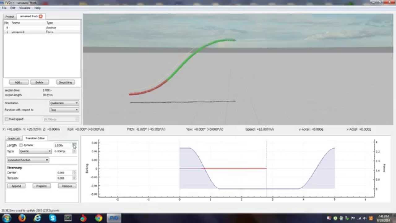 FVD++ Tutorial Making a Zero G Roll Using Force Sections - YouTube
