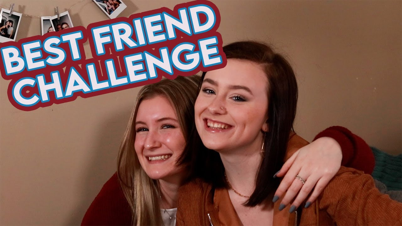 Best Friend Challenge | Audra Miller and Hailey Rice - YouTube