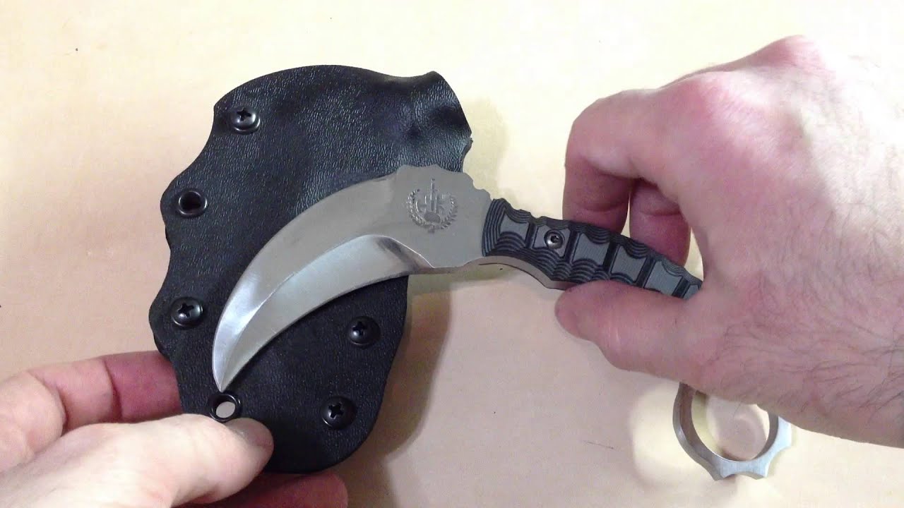 Ghost II Karambit By AIRBORNE KNIVES - YouTube