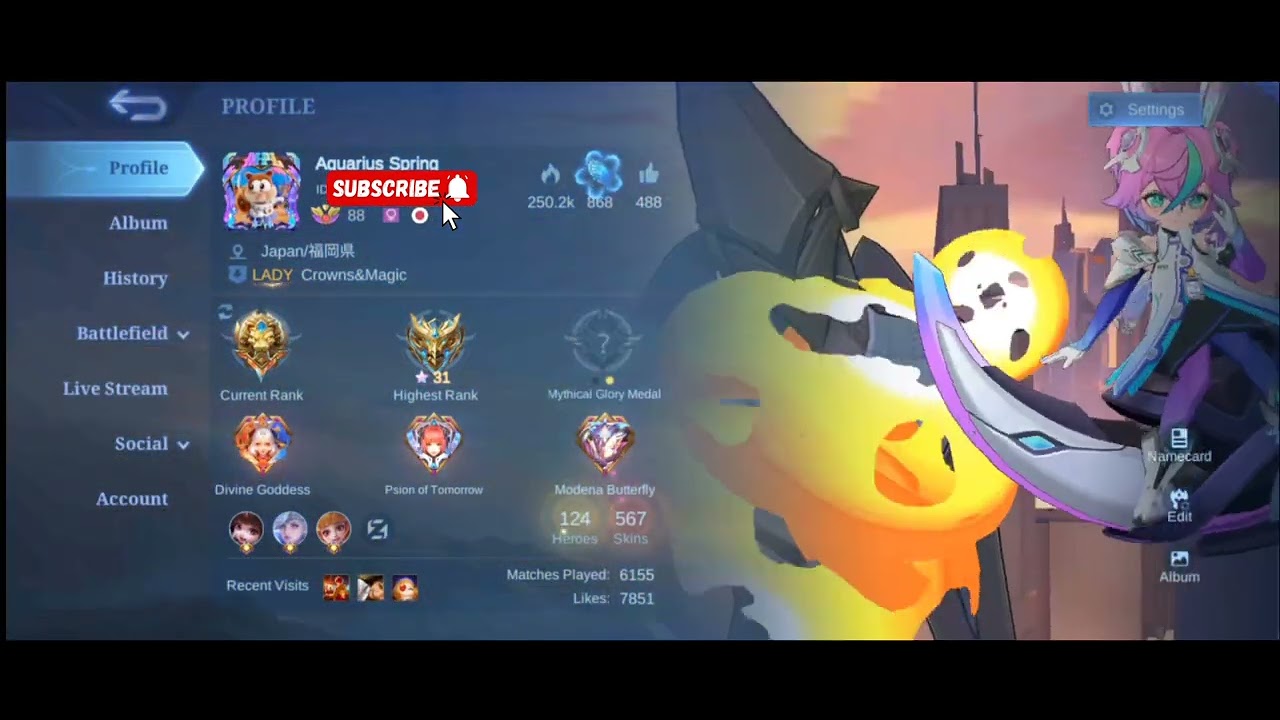 How MLBB Heroes transform into a Believix fairies - YouTube