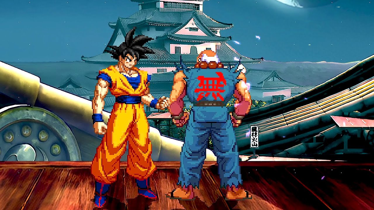 GOKU vs SHIN GOUKEN - The Ultimate Dragon Ball vs Street Fighter - YouTube