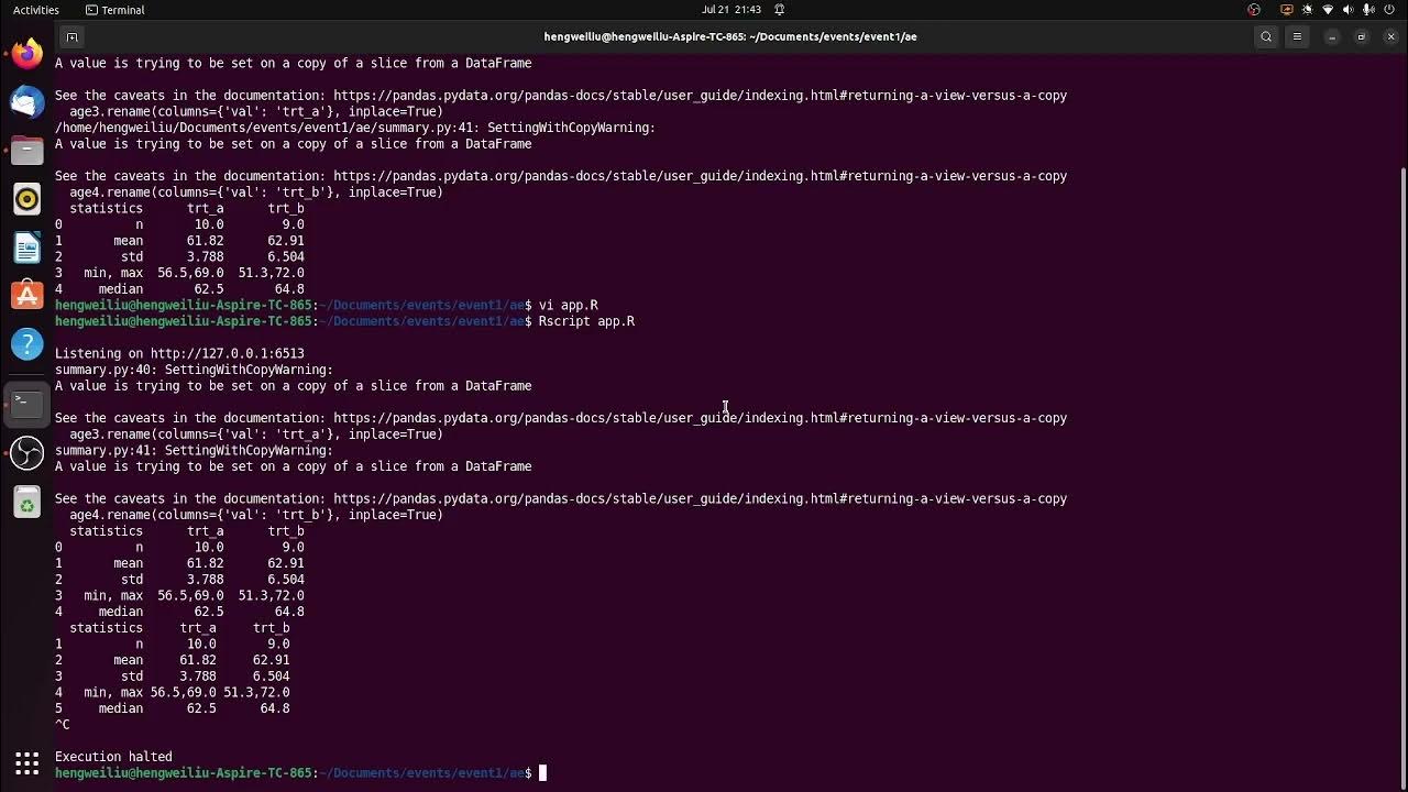create docker image for R shiny app that calls python script - YouTube