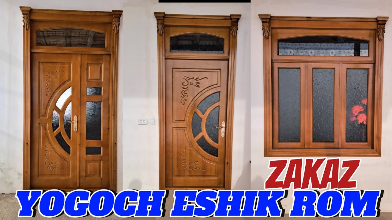 ☎️ +998(94)344-33-63 Taxta Yogoch eshik rom Zakaz Baliqchiga o'rnatildi ...