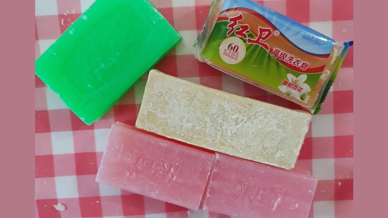 ASMR cutting dry soap/oddly carving soap/satisfying relaxing crunchy ...