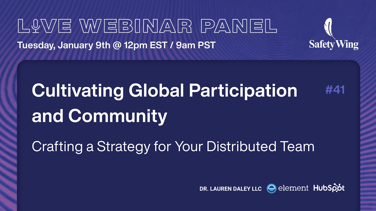 Cultivating Global Participation and Community Crafting a Strategy for ...