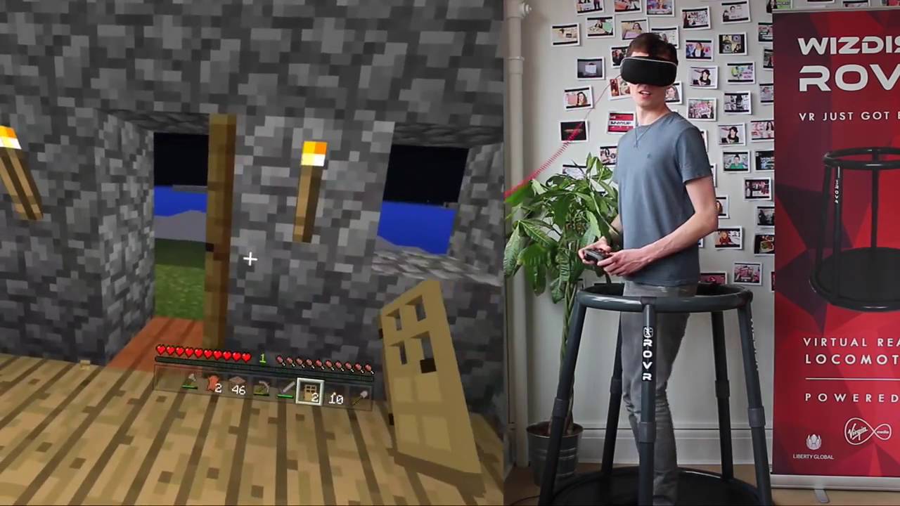 Minecraft in Virtual Reality - YouTube