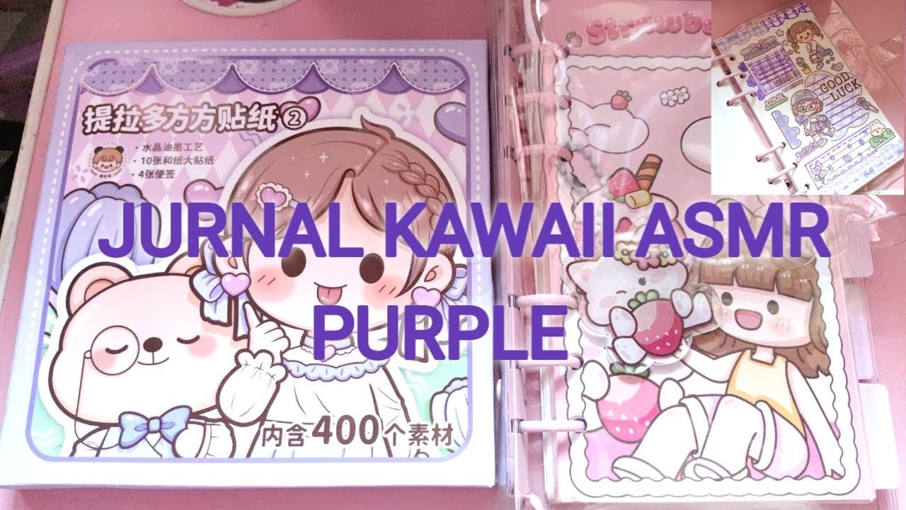 Asmr jurnal stiker dodojam PURPLE 💜🟣🟪 | kawaii ‼️sticker - YouTube