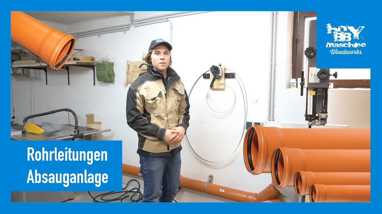 Absauganlage für die Werkstatt/ Installation unserer Absauganlage/ Hans ...