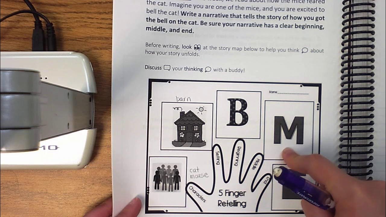 1st Grade Narrative Writing, Drawing the BME, Belling the Cat - YouTube