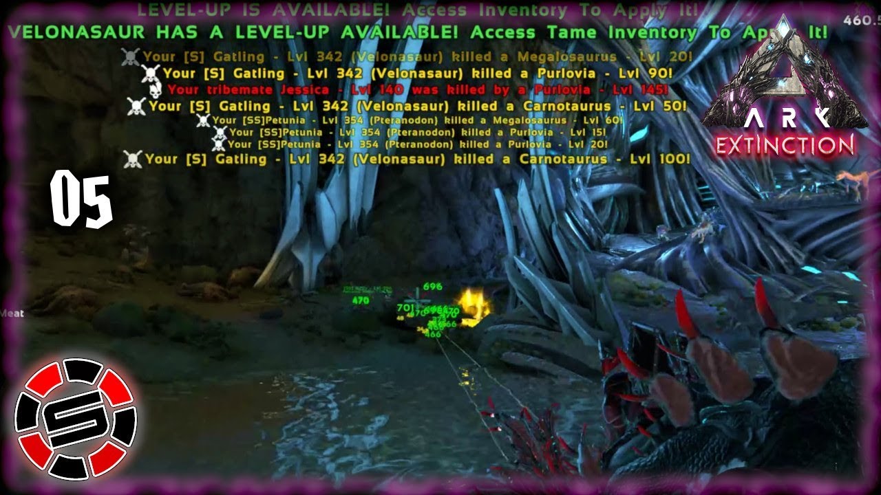 FORREST TITAN CAVE RUN ~ ARK: Extinction ep05 - YouTube