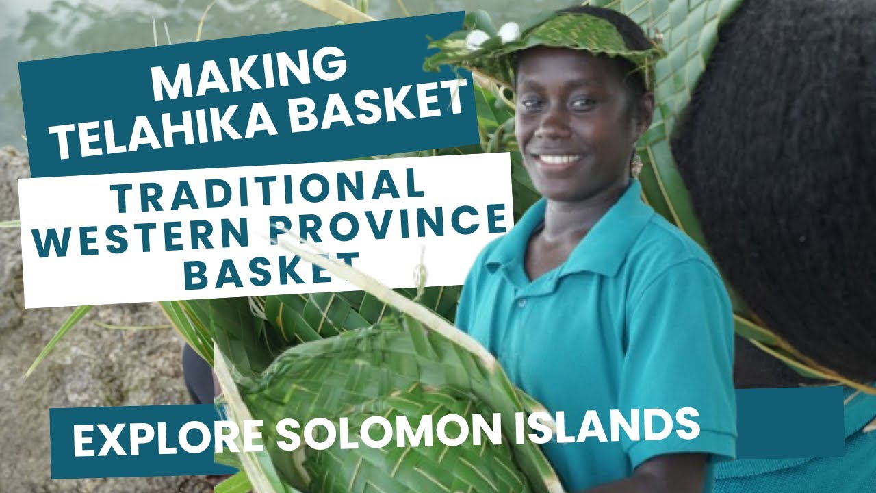 Travel Solomon islands Telahika Traditional basket made from Coconut ...
