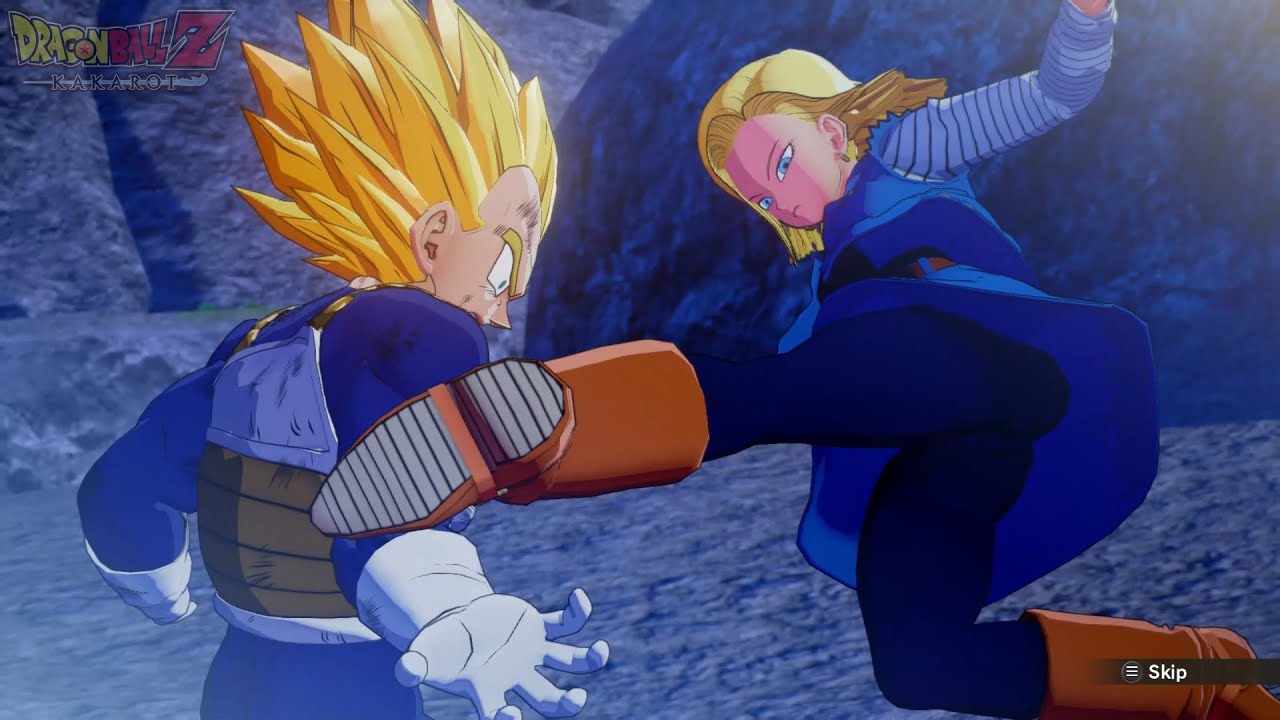 Vegeta vs Android 18 | Dragon Ball Z: Kakarot | Story Mode Gameplay ...