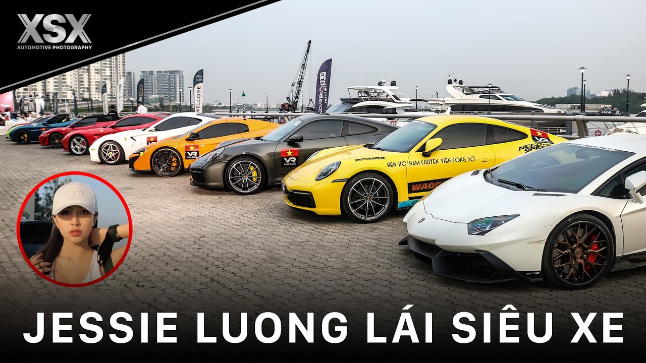 Hot girl JESSIE LUONG cầm lái Lamborghini Aventador ĐỘ KHỦNG hội ngộ ...