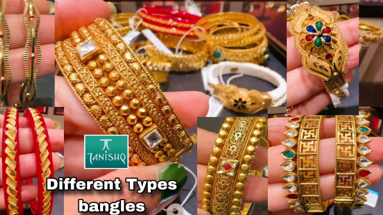 Tanishq New Different Types of Bangles with Price/Single Bangles/Sakha ...