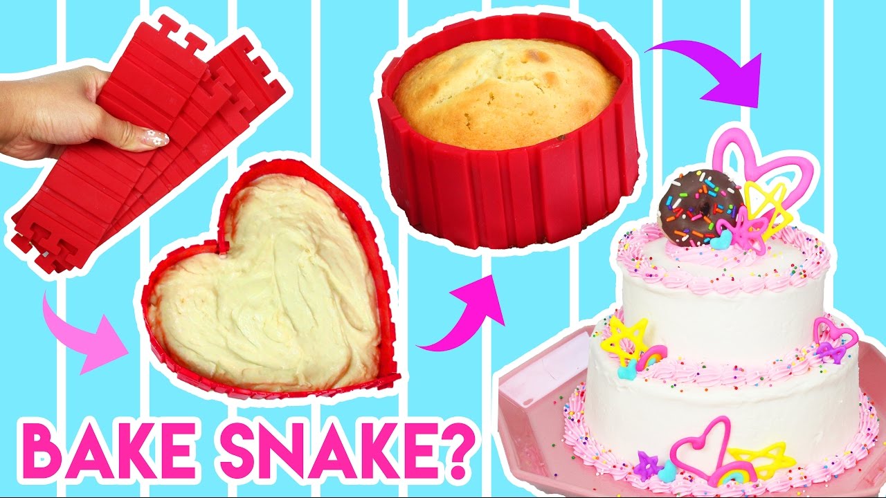Bake a Cake in Any Shape?! 😱 Testing Kitchen Gadget - Bake Snake - YouTube