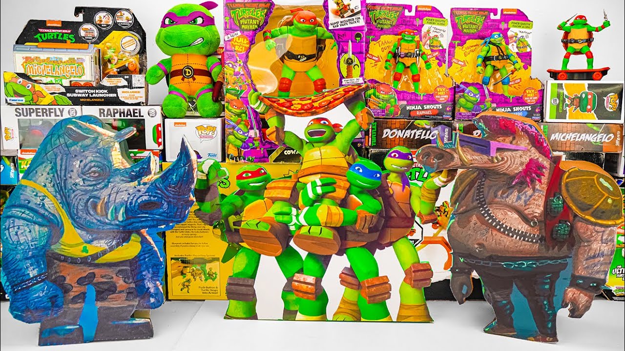 Teenage Mutant Ninja Turtles Unboxing ASMR | Leonardo Box, Raphael Box ...