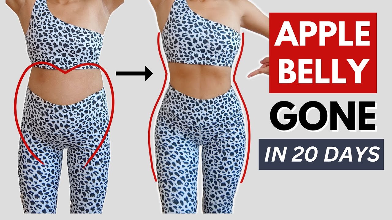 APPLE BELLY FAT GONE IN 20 DAYS, lose hanging belly pooch standing, no ...