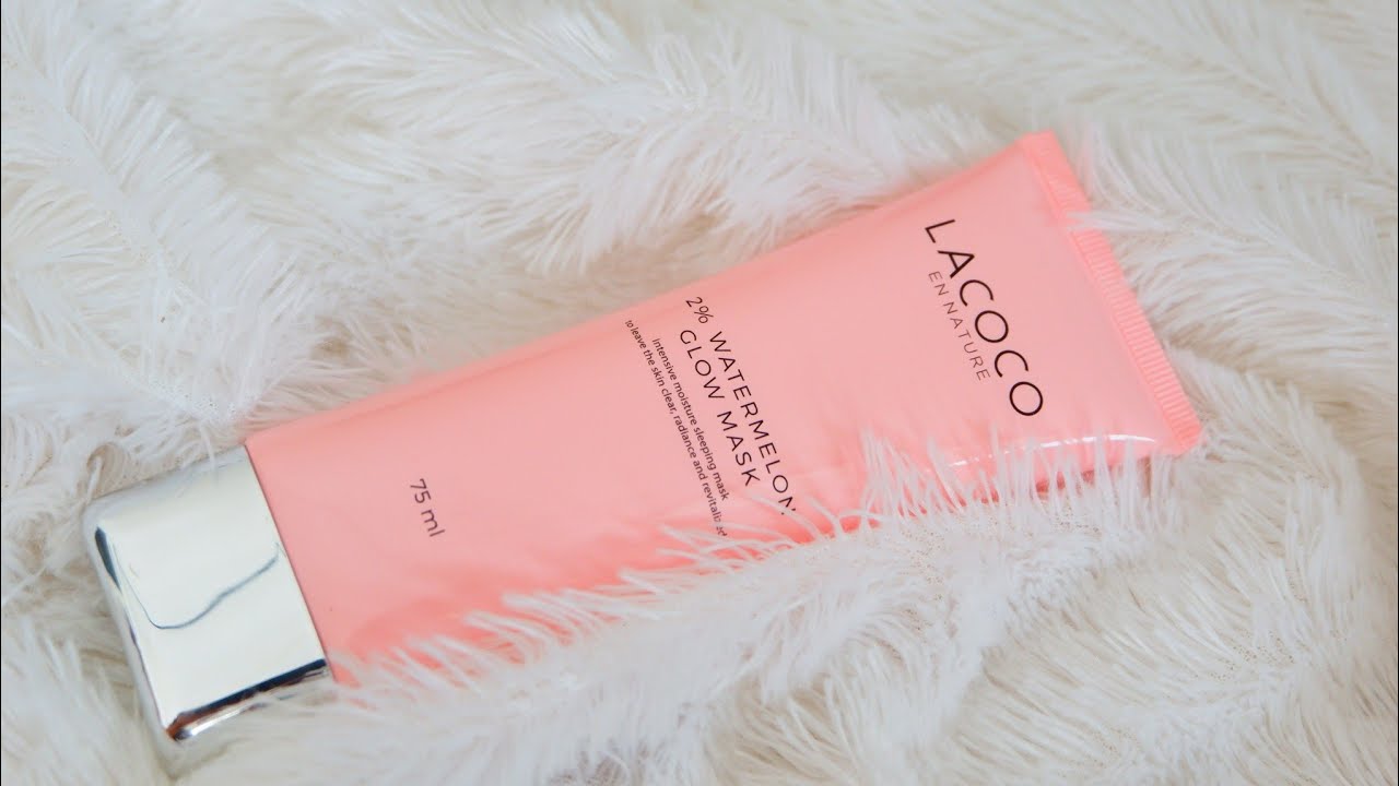 Review 2% Lacoco Watermelon Glow Mask ( NEW FORMULA ) - YouTube