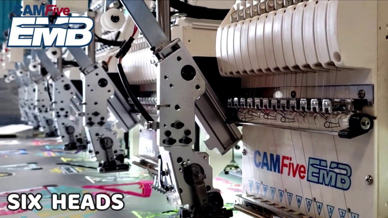 LOOKING FOR THE BEST EMBROIDERY MACHINE FOR FASHION INDUSTRY?🤔🤔 | CAMFive EMB - YouTube