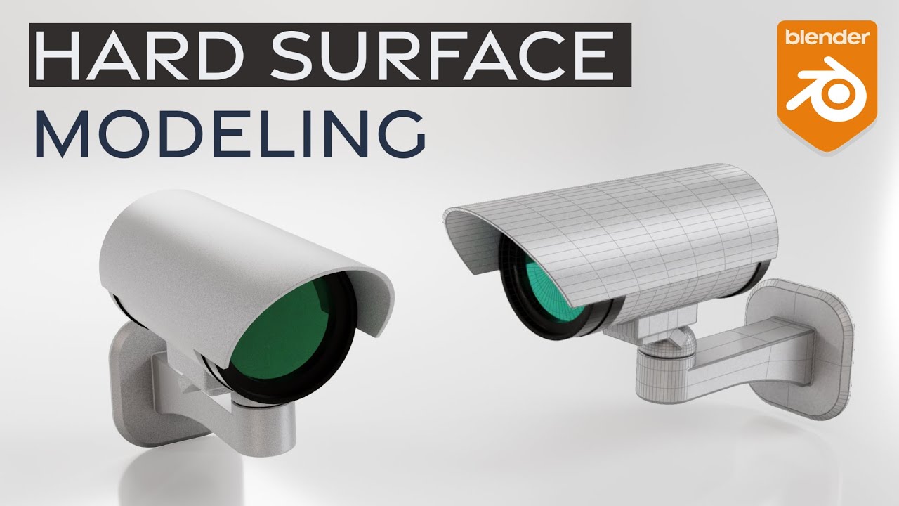 Blender Hard surface modeling - Outdoor Camera - Product Modeling - YouTube
