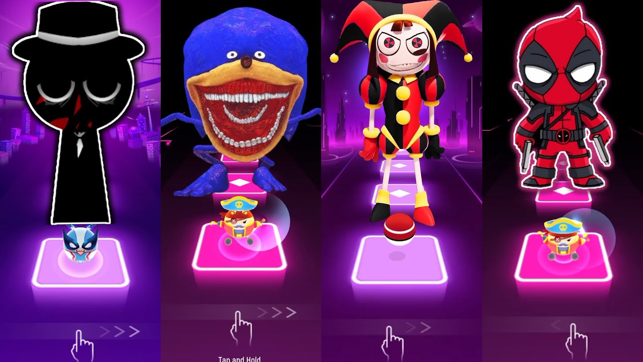 PINK A WINNER 💎👿Sprinki incredibox HORROR, SONIC TAPES, DEADPOOL, POMNI ...