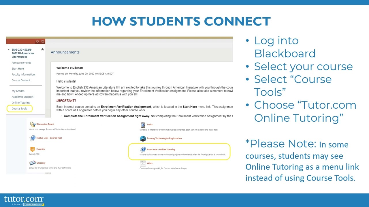 How to Connect with Tutor.com - YouTube
