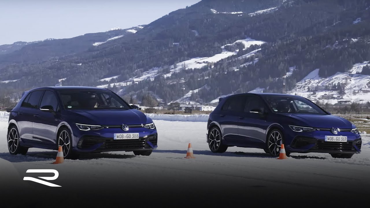 Golf R Winter Challenge: Drag Race | Round 2 | Volkswagen R - YouTube