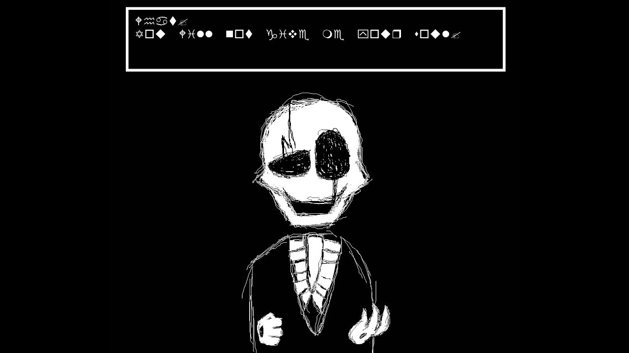 WD Gaster Fight Intro - YouTube