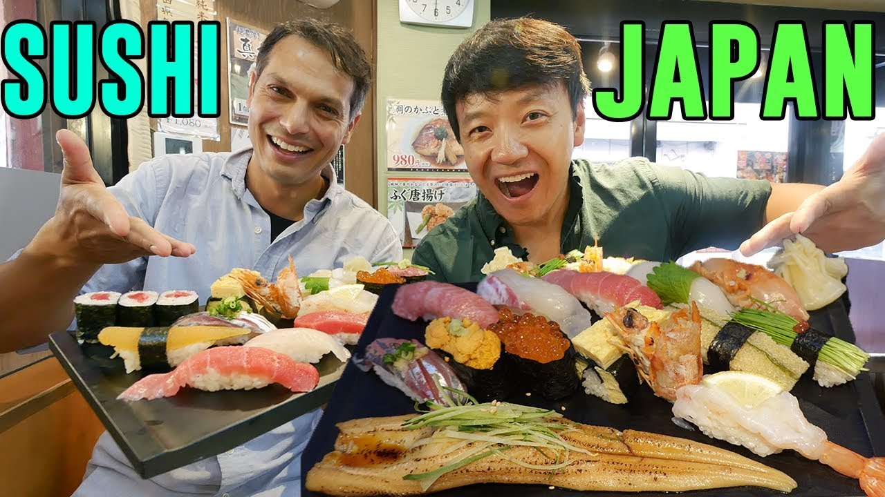 FIRST SUSHI EXPERIENCE in Japan With John Daub From "Only in Japan ...