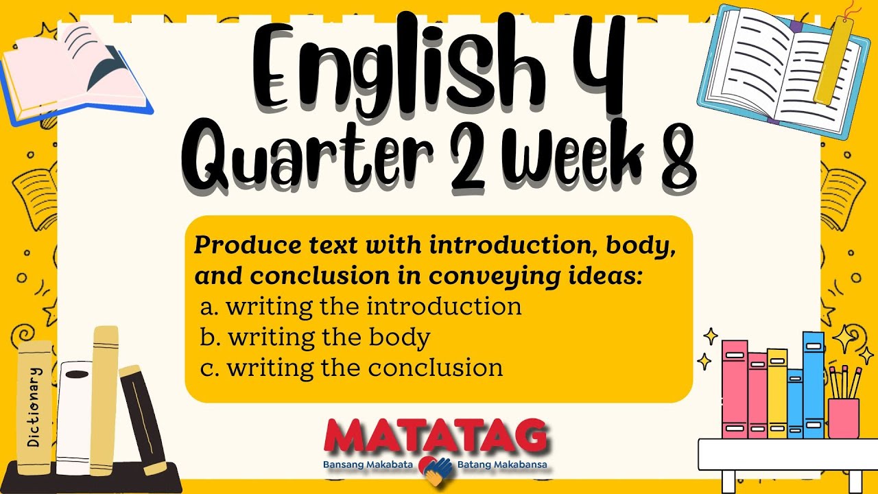 GRADE 4 MATATAG ENGLISH// QUARTER 2 WEEK 8 II POWERPOINT PRESENTATION ...