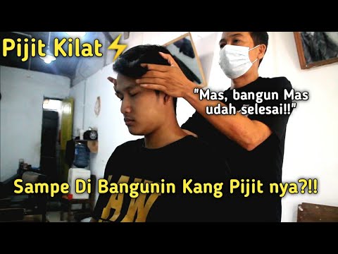 ASMR | Head Message | Pijat Kilat⚡❗Sampe di bangunin kang pijitnya❗❗