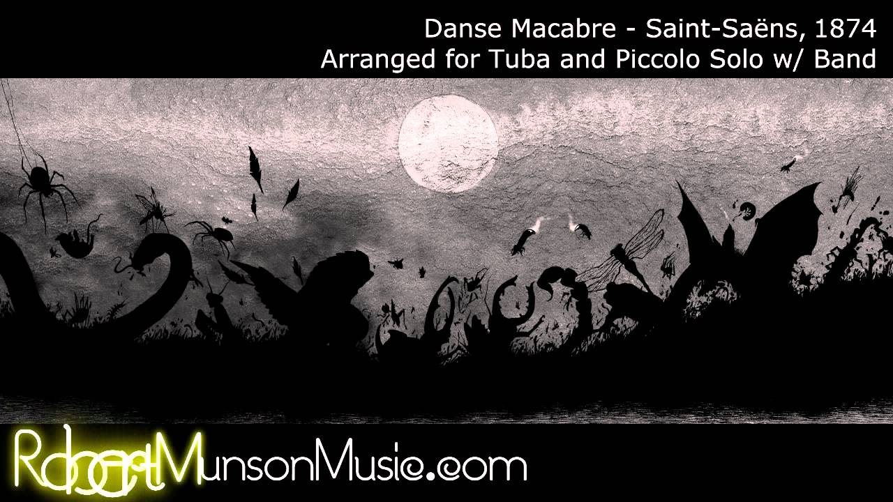 Danse Macabre for Solo Tuba and Piccolo with Band + Sheet Music - YouTube