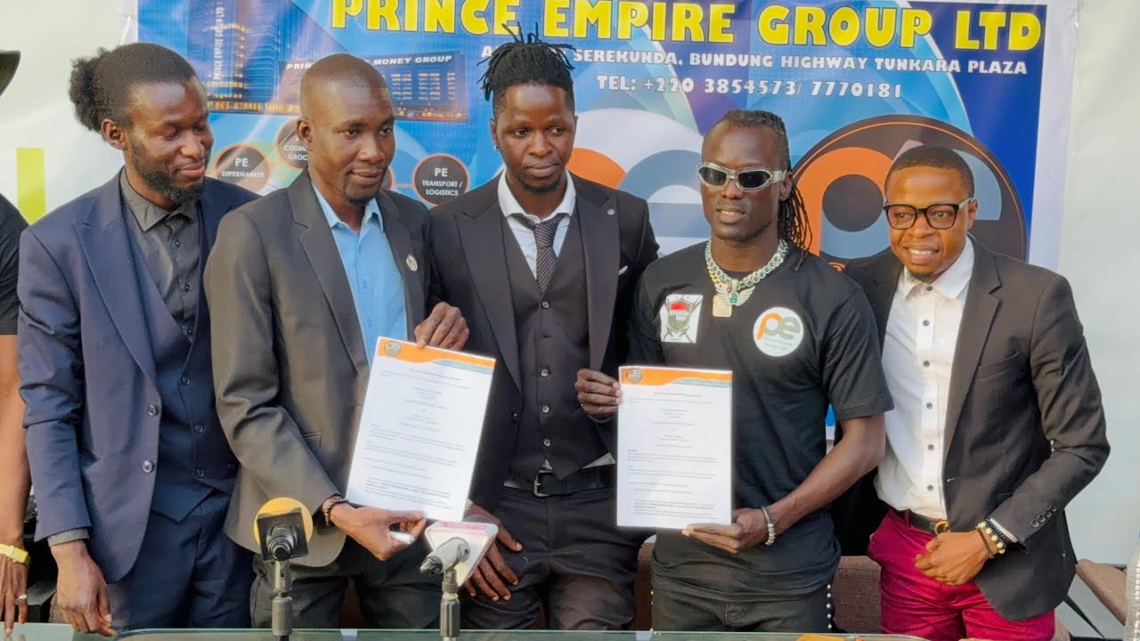 NYANCHO Contract signing ceremony - with Prince Empire Music World ...