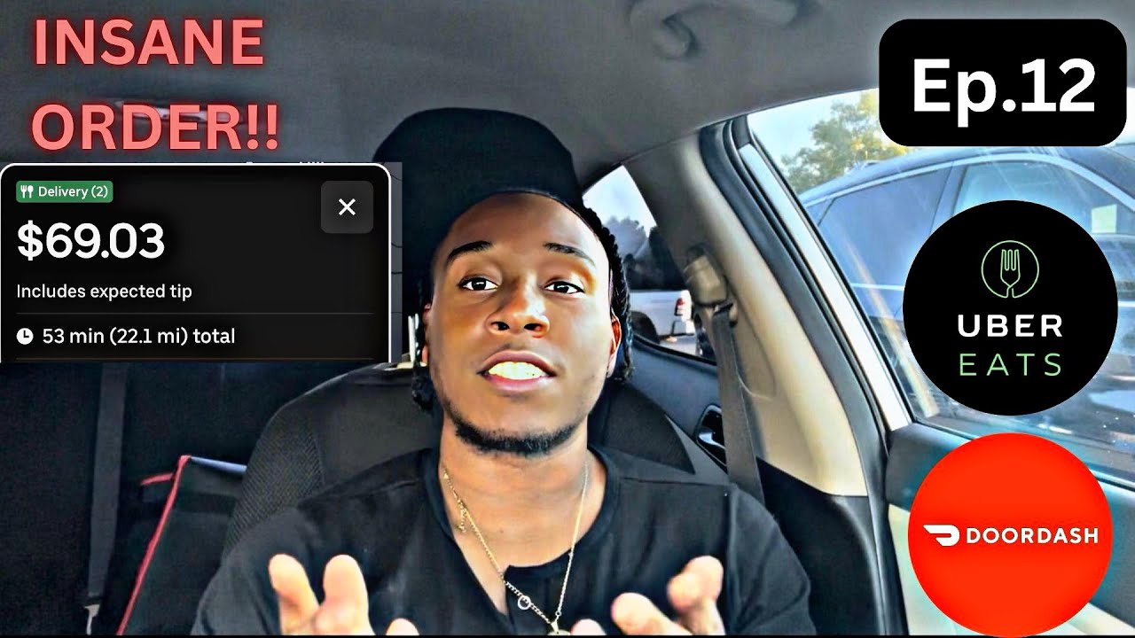 I Tried The Uber Eats/Doordash Dinner Shift For The FIRST Time And THIS Happened... - YouTube