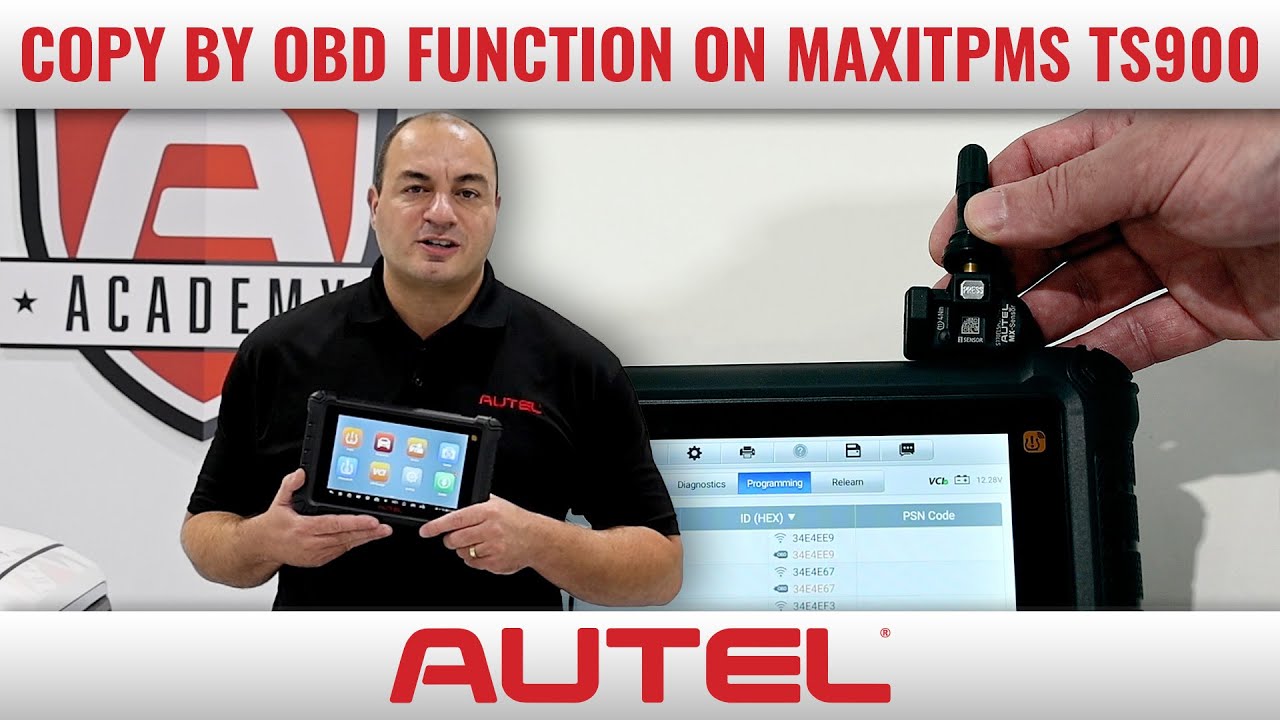 How To Use The Copy By OBD Function With The MaxiTPMS TS900 | Autel ...