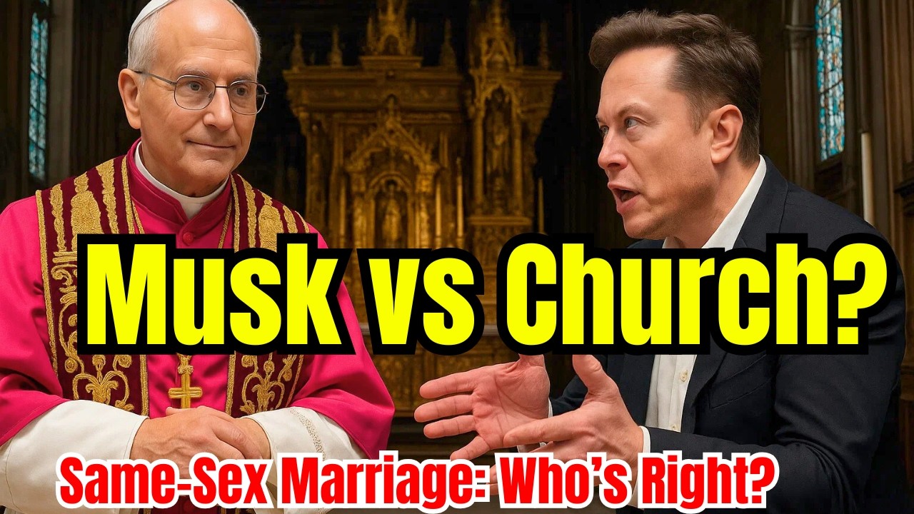 Elon Musk vs The Church A Debate on Same Sex Marriage Pope Leo XIV ...
