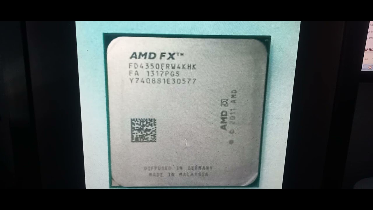 ESPECIFICAÇAO PROCESSADOR AMD FX 4350 - YouTube
