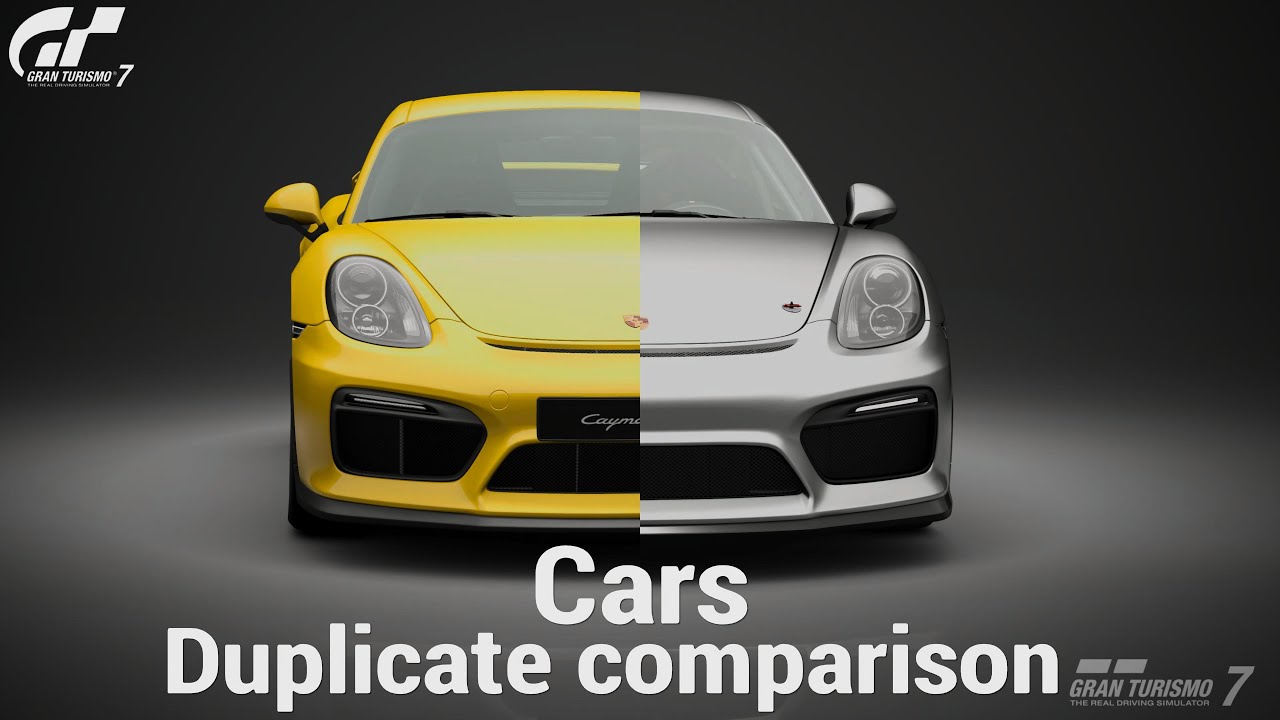 Gran Turismo 7 | Comparison of Duplicate Cars (Which one is different ...