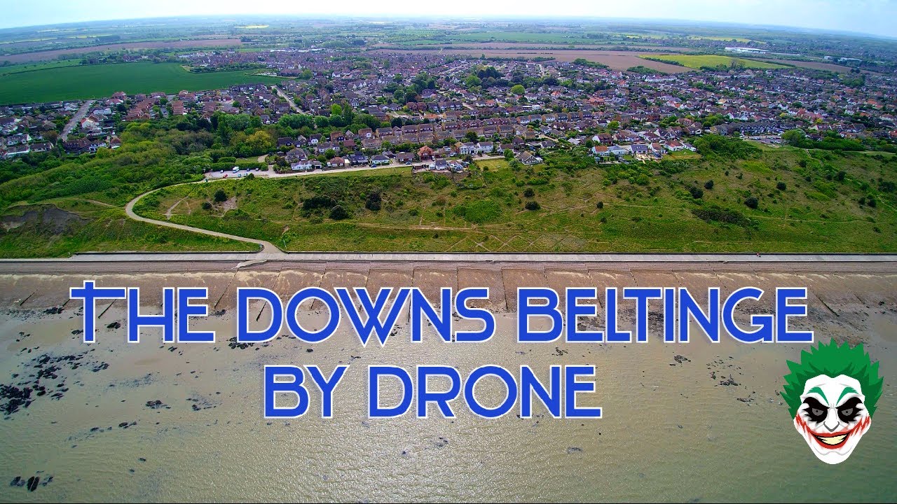 Flying along The Downs Beltinge - YouTube