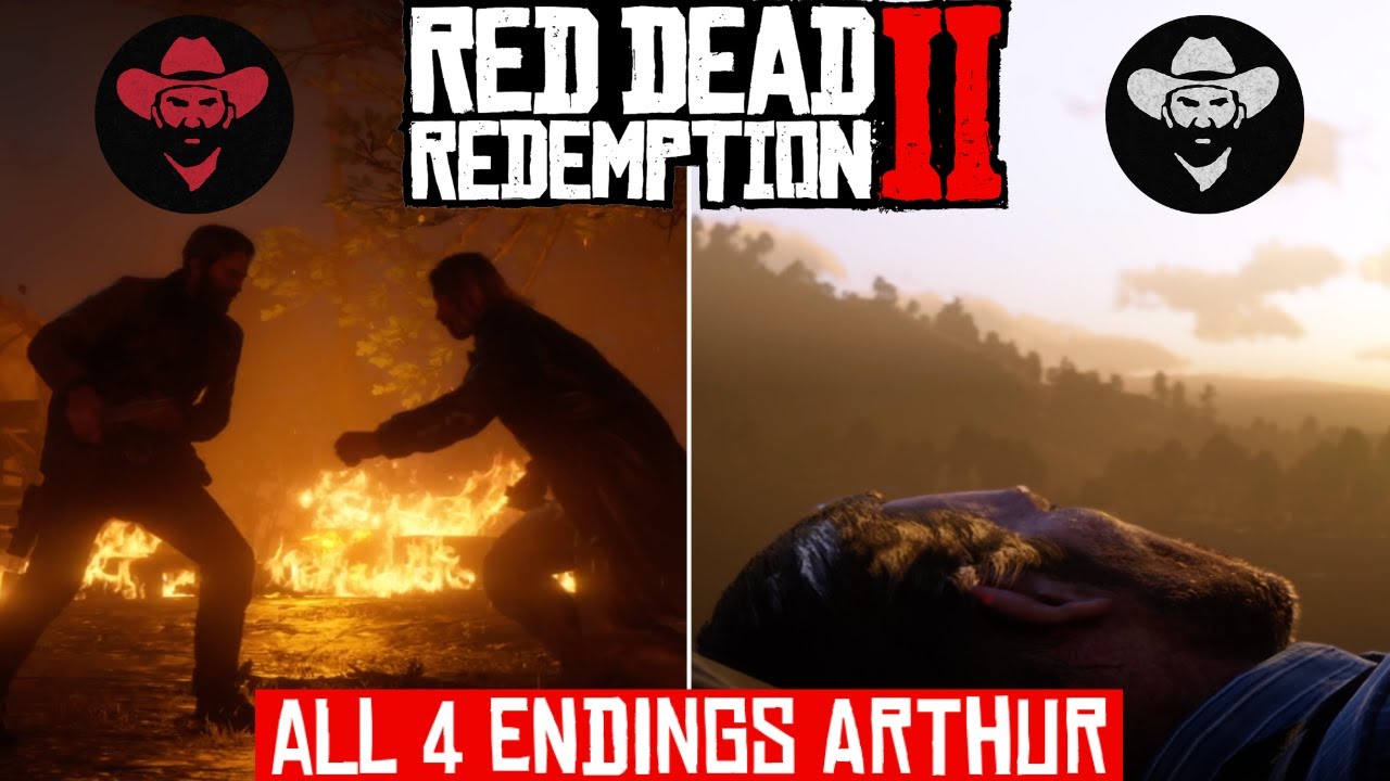ALL 4 Endings | Red Dead Redemption 2 | High and Low Honor Endings ...