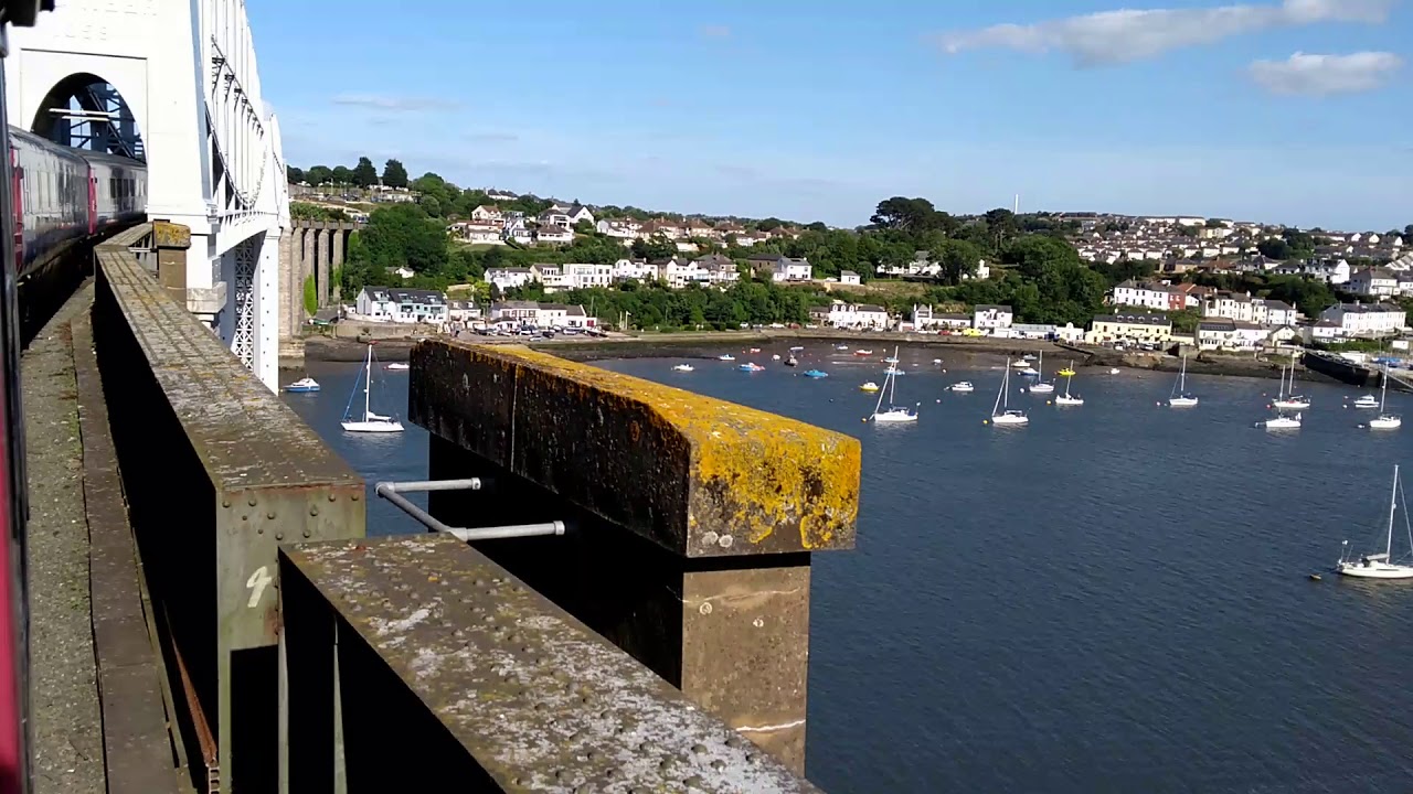 GWR. Brunel. Royal Albert Bridge. The view from GWR HST - YouTube