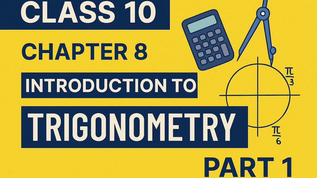 Chapter 8: Introduction to Trigonometry. Part 1 - YouTube