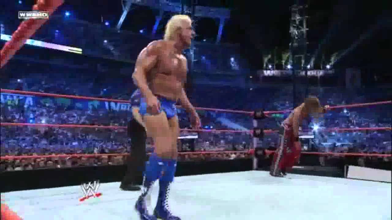 Sweet Chin Music On Ric Flair Wrestlemania 24 [1] - YouTube