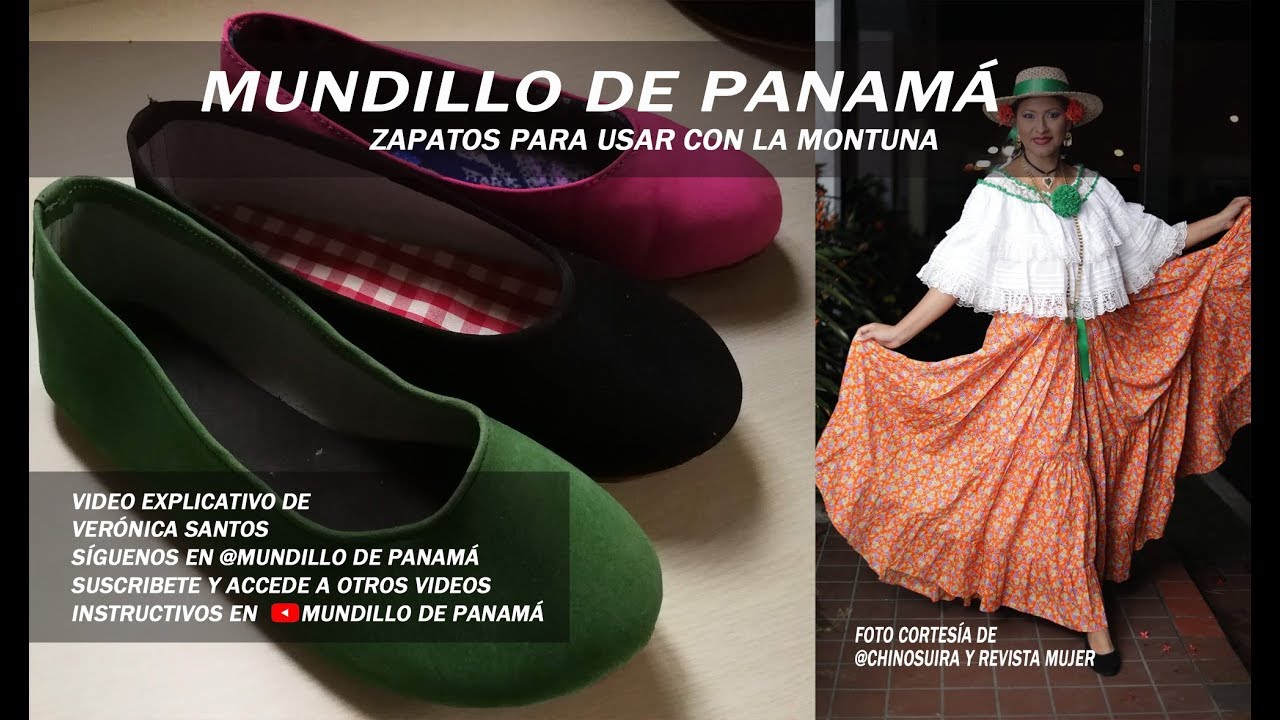 La montuna y zapatos a usar con ella. - YouTube