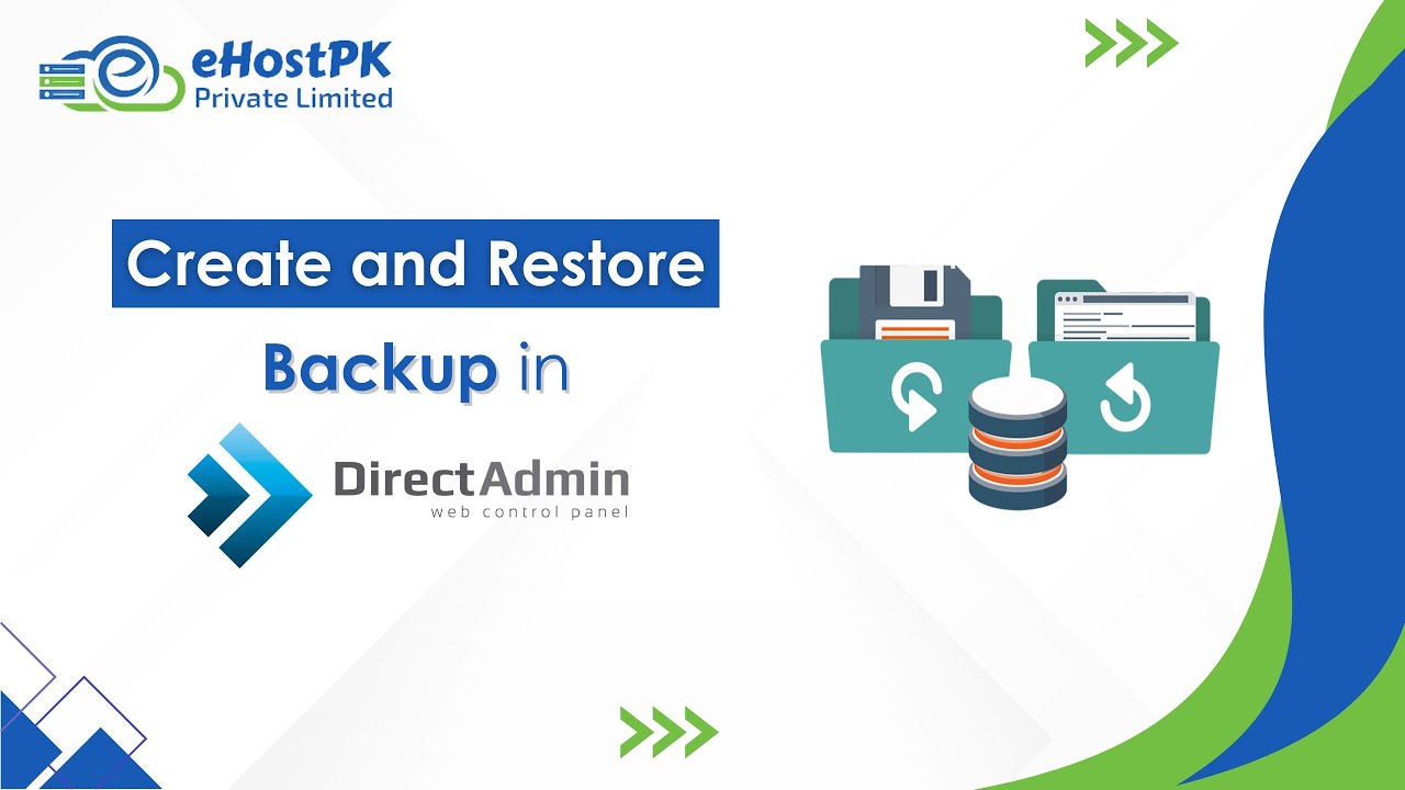 How To Create And Restore Backup In Directadmin Urdu Hindi Youtube